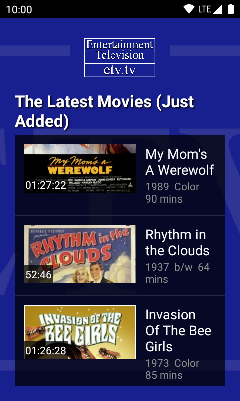 Entertainment Television etv.tv - App on Amazon Appstore