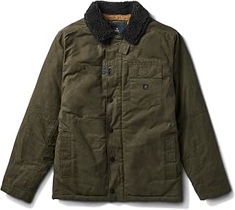 Amazon.com: Roark Men's Axeman Jacket, Fully Sherpa Lined Zip Up Coat ...