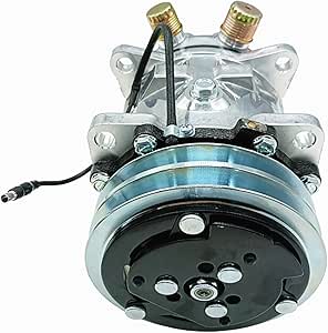 12V SD5H09 A/C Compressor 345-4547 Replacement for Caterpillar CAT 259D ...