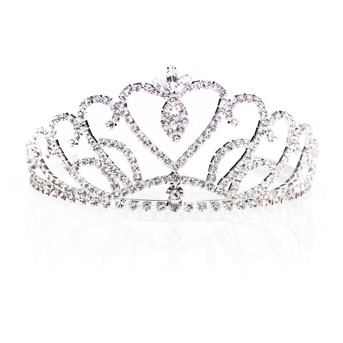 Amazon.com: Anderson's Ruth Tiara, Rhinestone Wedding, Prom, Pageant ...