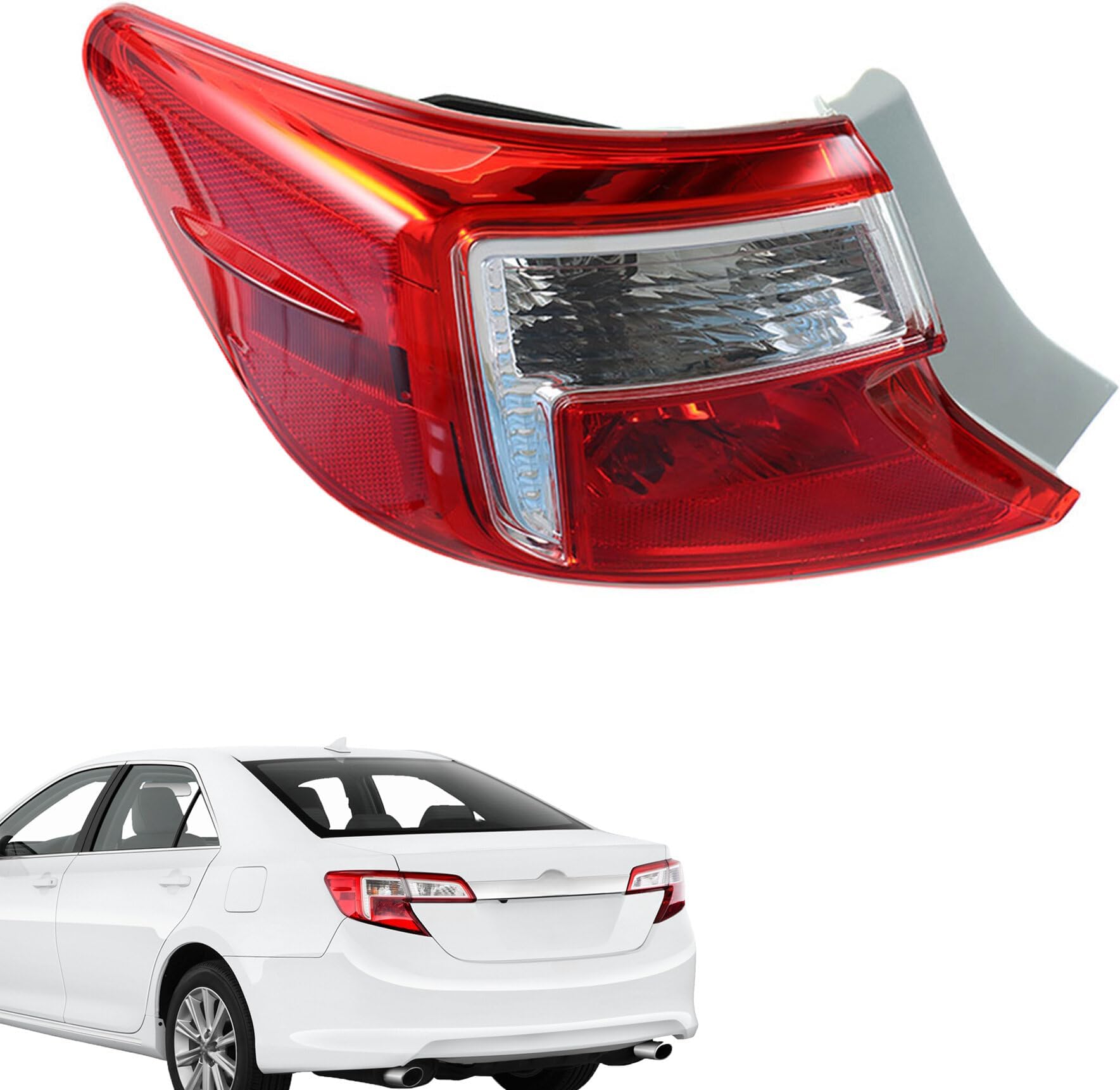 Amazon.com: labwork Left Tail Light Replacement for Toyota Camry 2012 ...