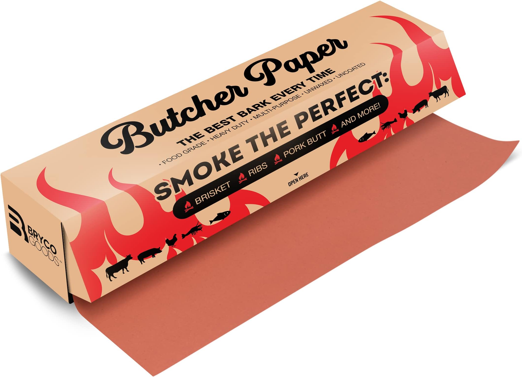 Amazon.com : Traeger Grills Pink BBQ Butcher Paper Roll, 18" x 150 ...