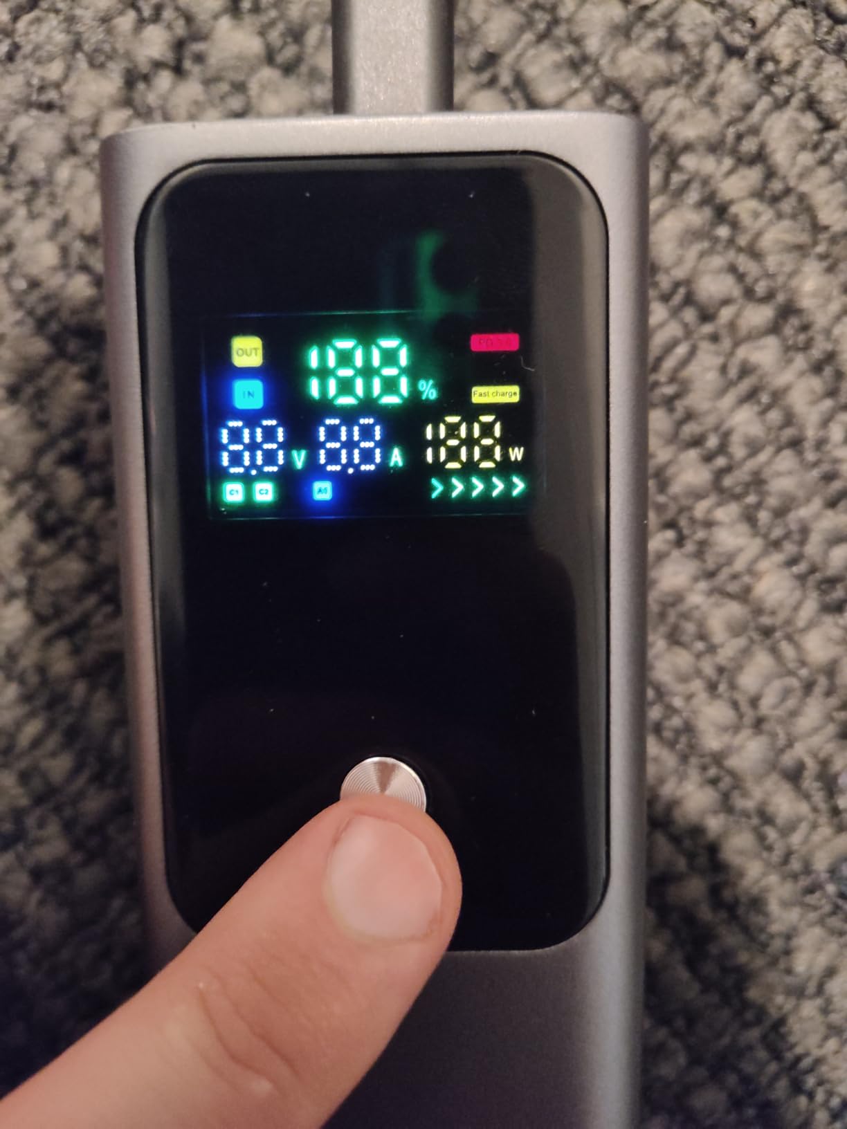 100W Laptop Power Bank, 20000mAh 3-Port Portable Charger with USB-C ...