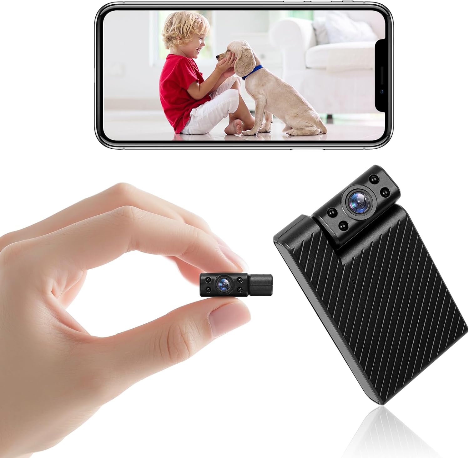 Amazon.com : Mini Rotating Hidden Camera with 32GB SD Card– 1080P HD ...