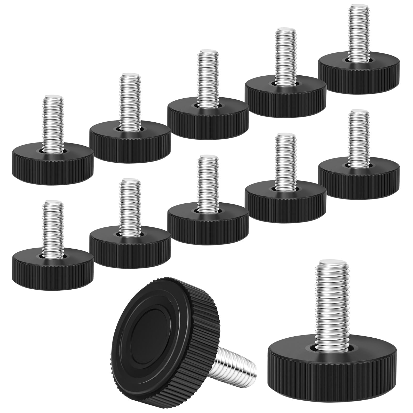 Amazon.com: NANMOTUE 12PCS Thread Adjustable Leveling Feet, M8 Screw in ...