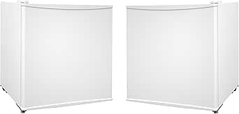 Cookology Table Top Mini Fridge MFR45WH & MFZ32WH Freezer Pack in White ...