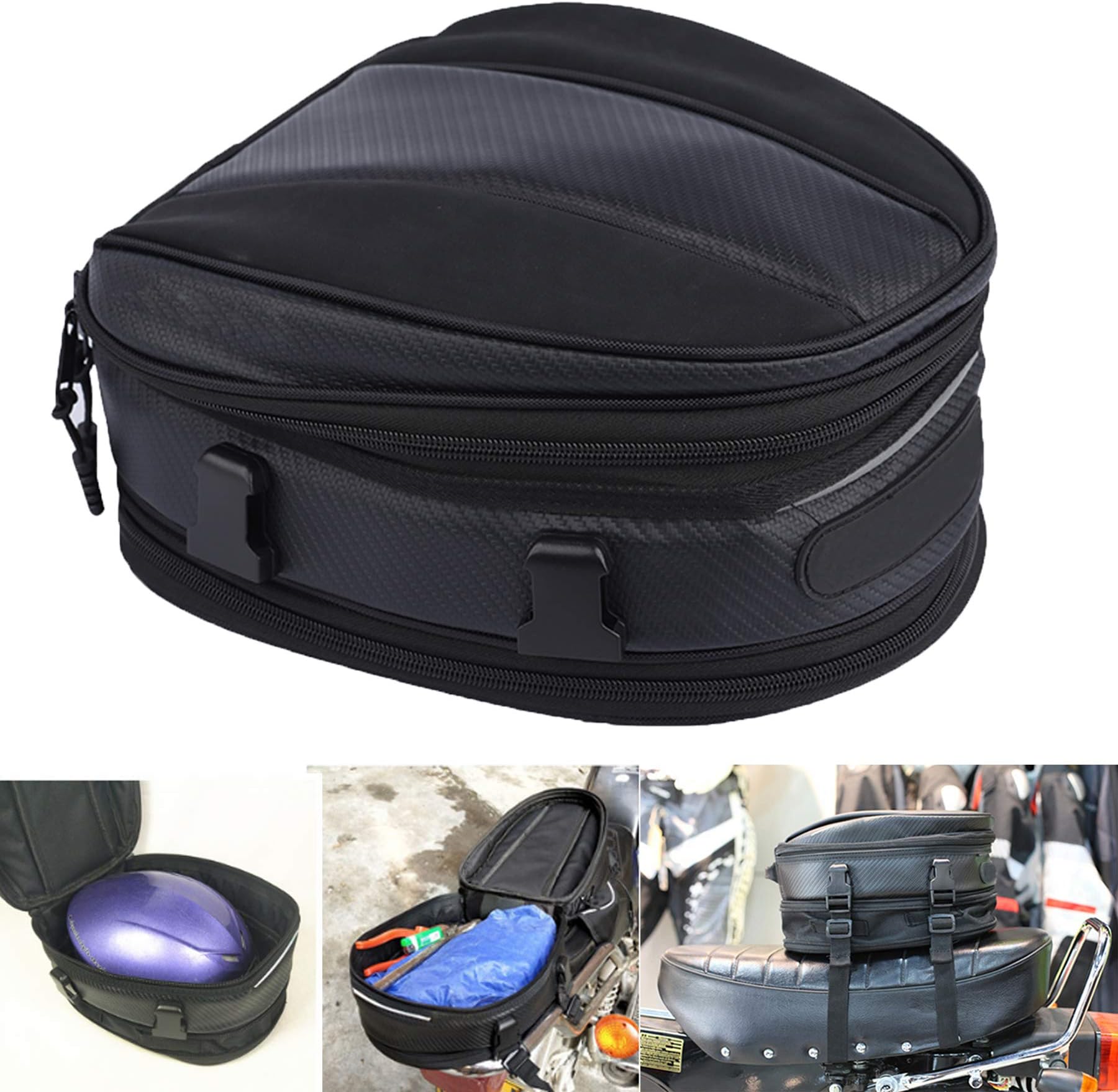 Amazon.com: E-riding Motorcycle Tail Bag, Motorbike Saddlebags ...