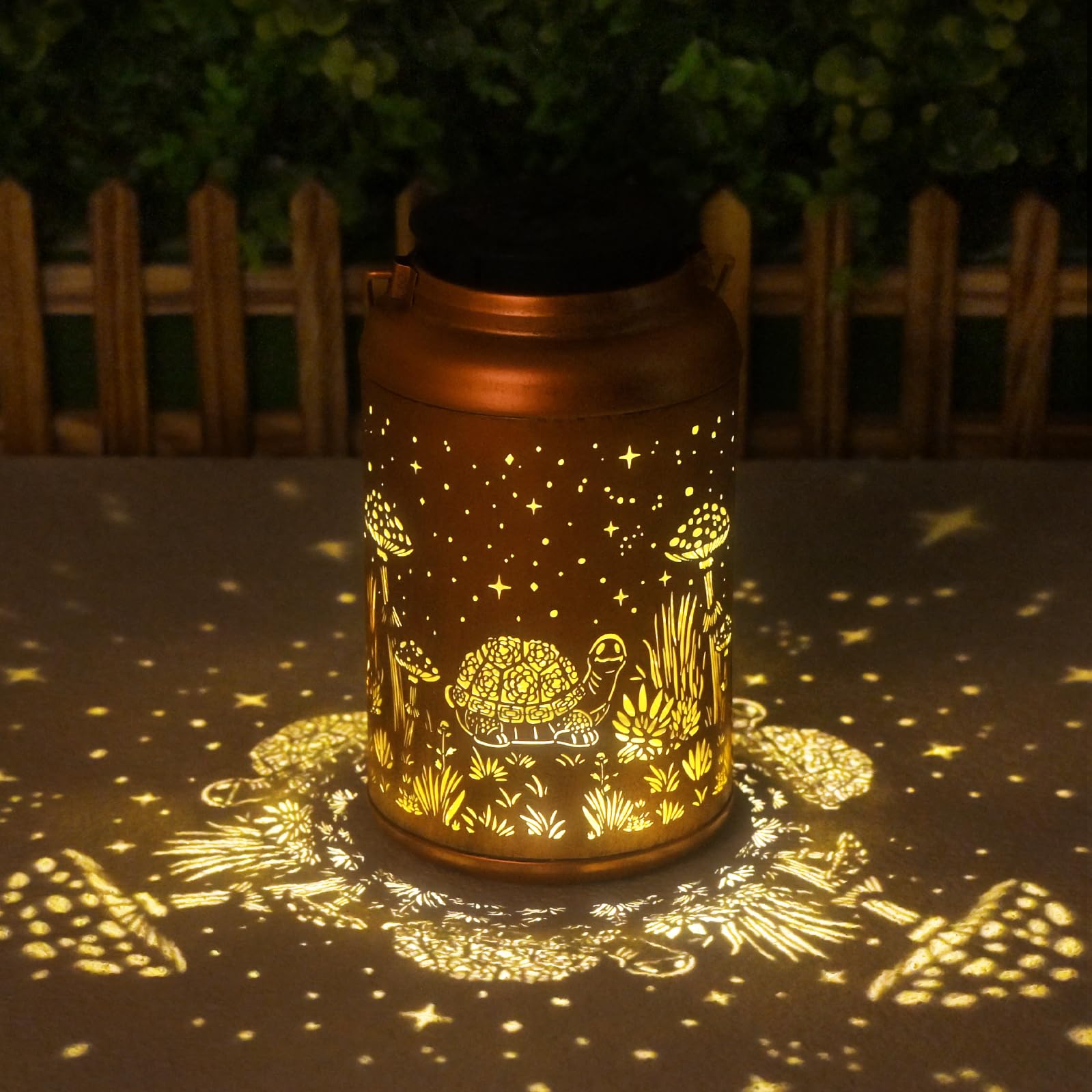 Amazon.com: Turtle Solar Lanterns Outdoor Waterproof - Hanging Turtle ...