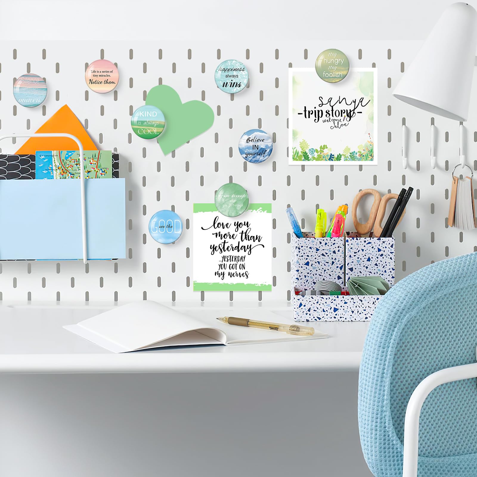 Snapklik.com : 16PCS Inspirational Magnets For Fridge, Motivational ...