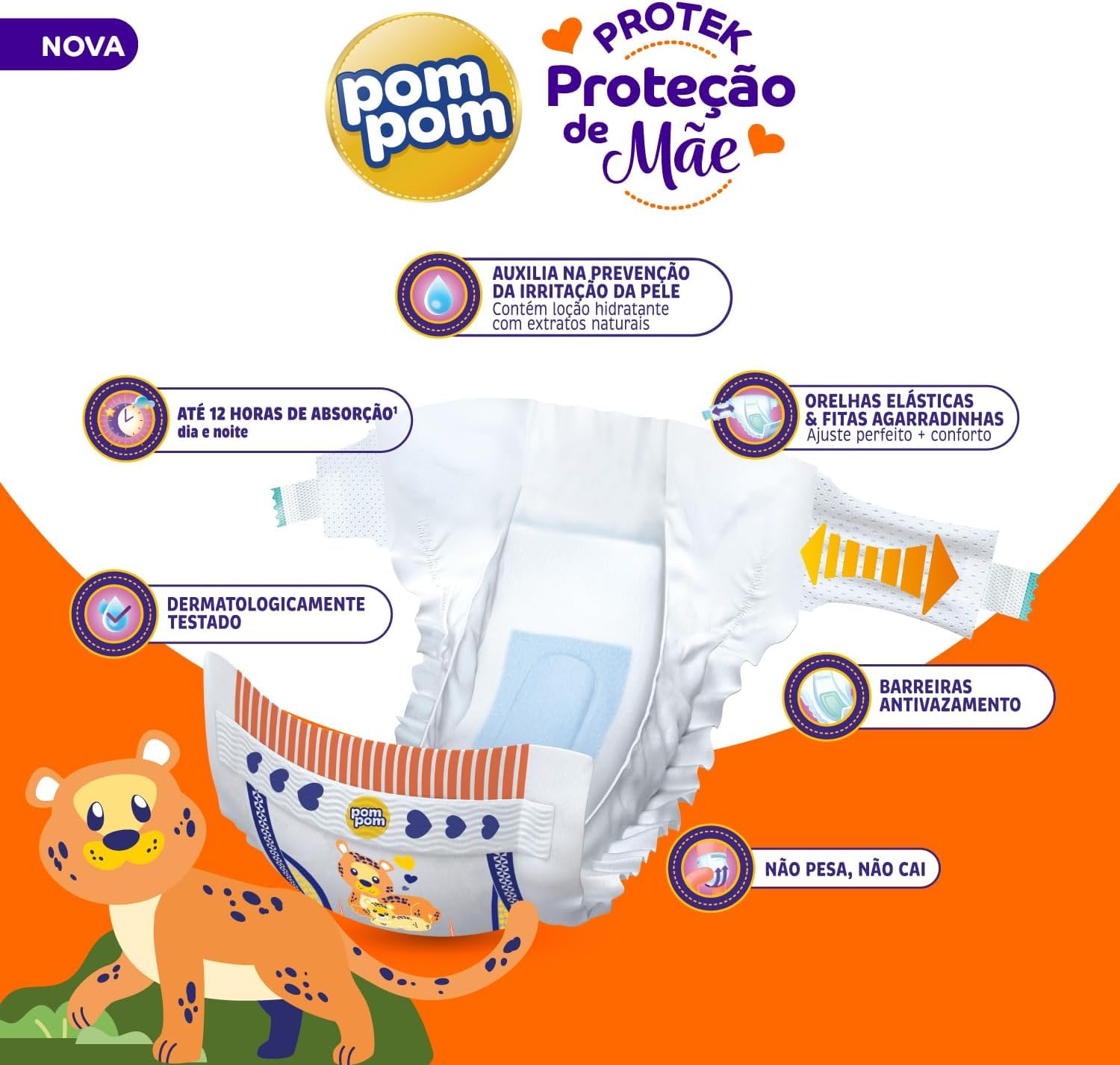 Criancas Com Seis Pacotes Kit Com 3 Pacotes Fralda Descartável Baby