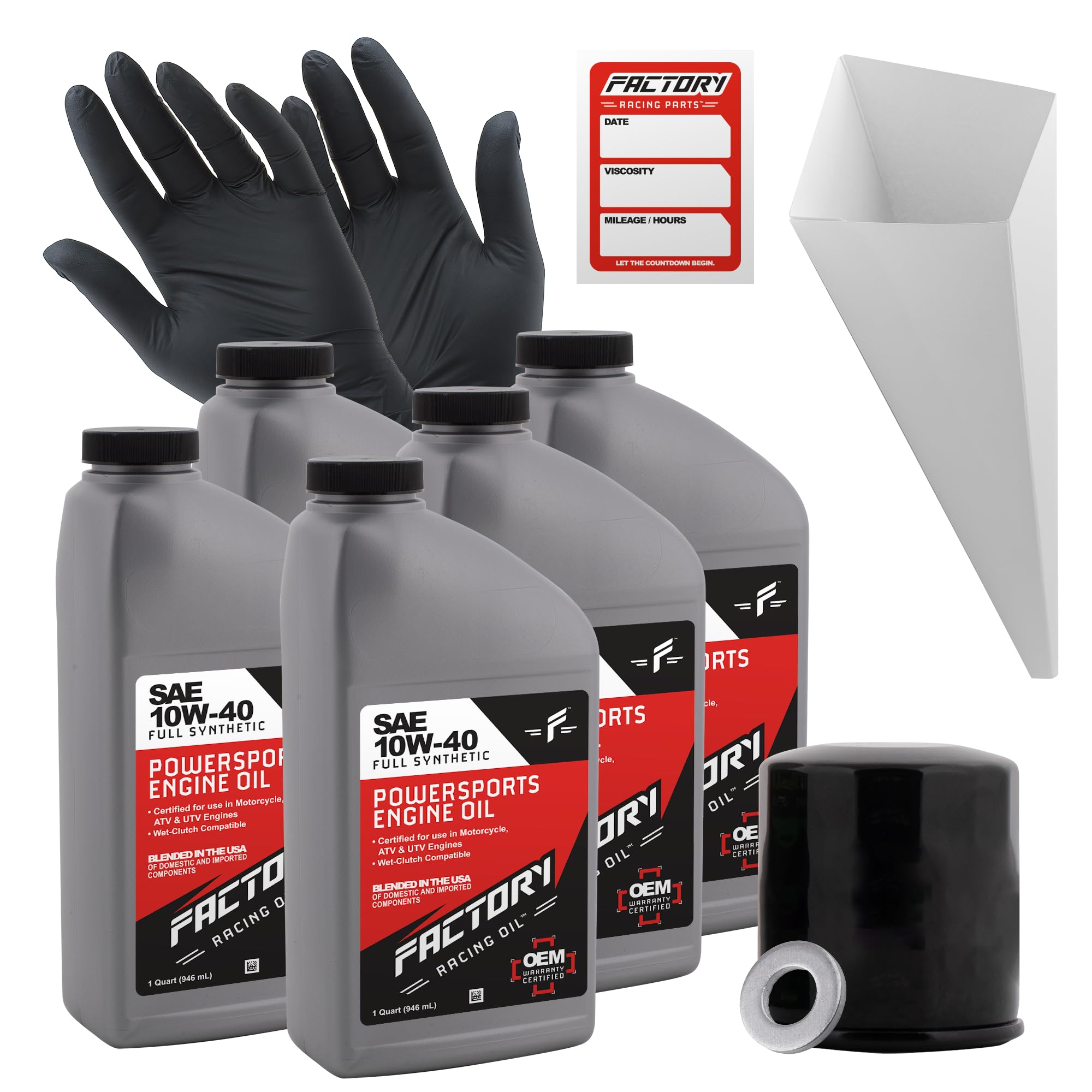 Amazon.com: Factory Racing Parts Oil Change Kit compatible with ...