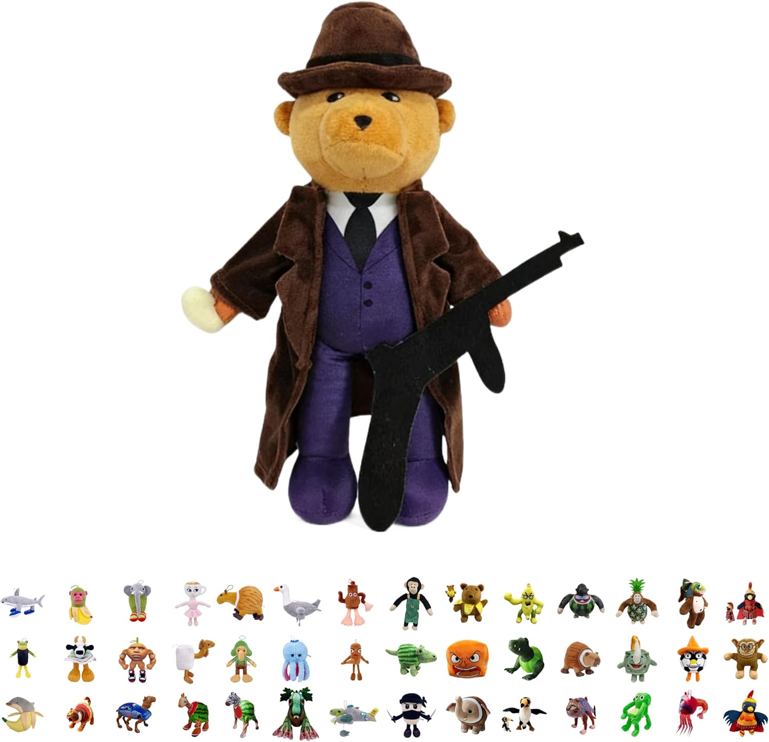AI-Crafted Italian Brainrot Animals Plush, 43-Styles Brain Rot Stuffed ...