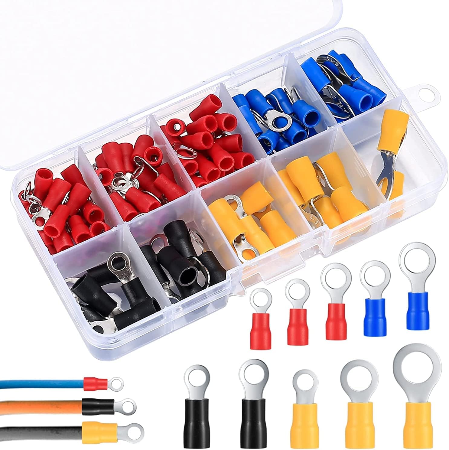 Amazon.com: Pico 8397PT 10-22 AWG Assorted Electrical Wiring Ring Eye ...