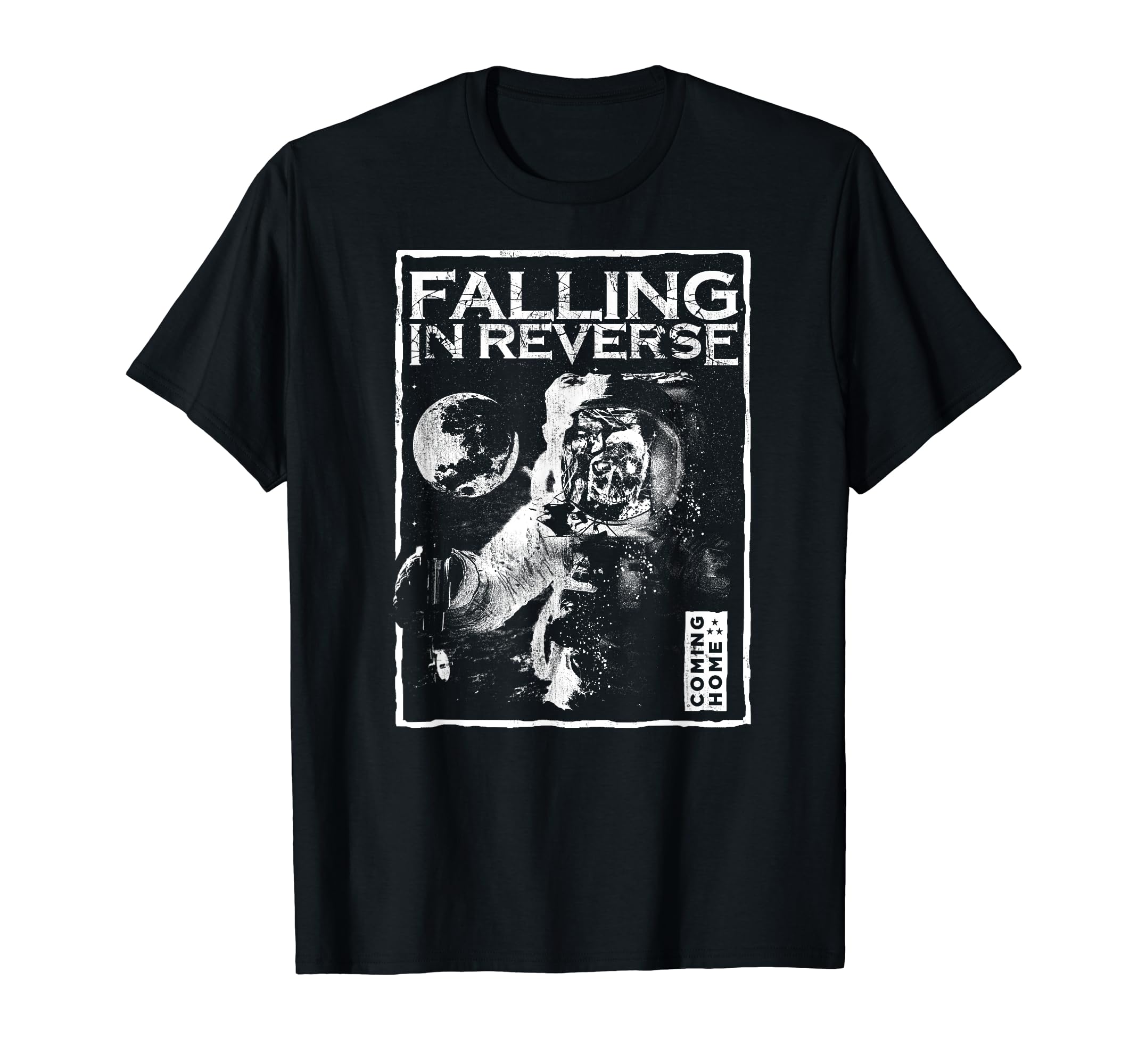 Falling In Reverse - Official Merchandise - Spacewalk T-Shirt : Amazon ...