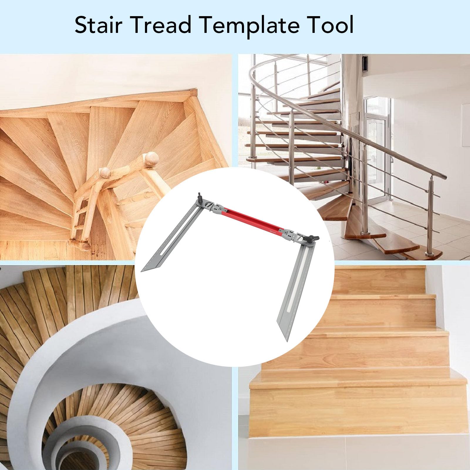 Stair Tread Gauge Template Stair Tread Template Tool Stair Tread ...