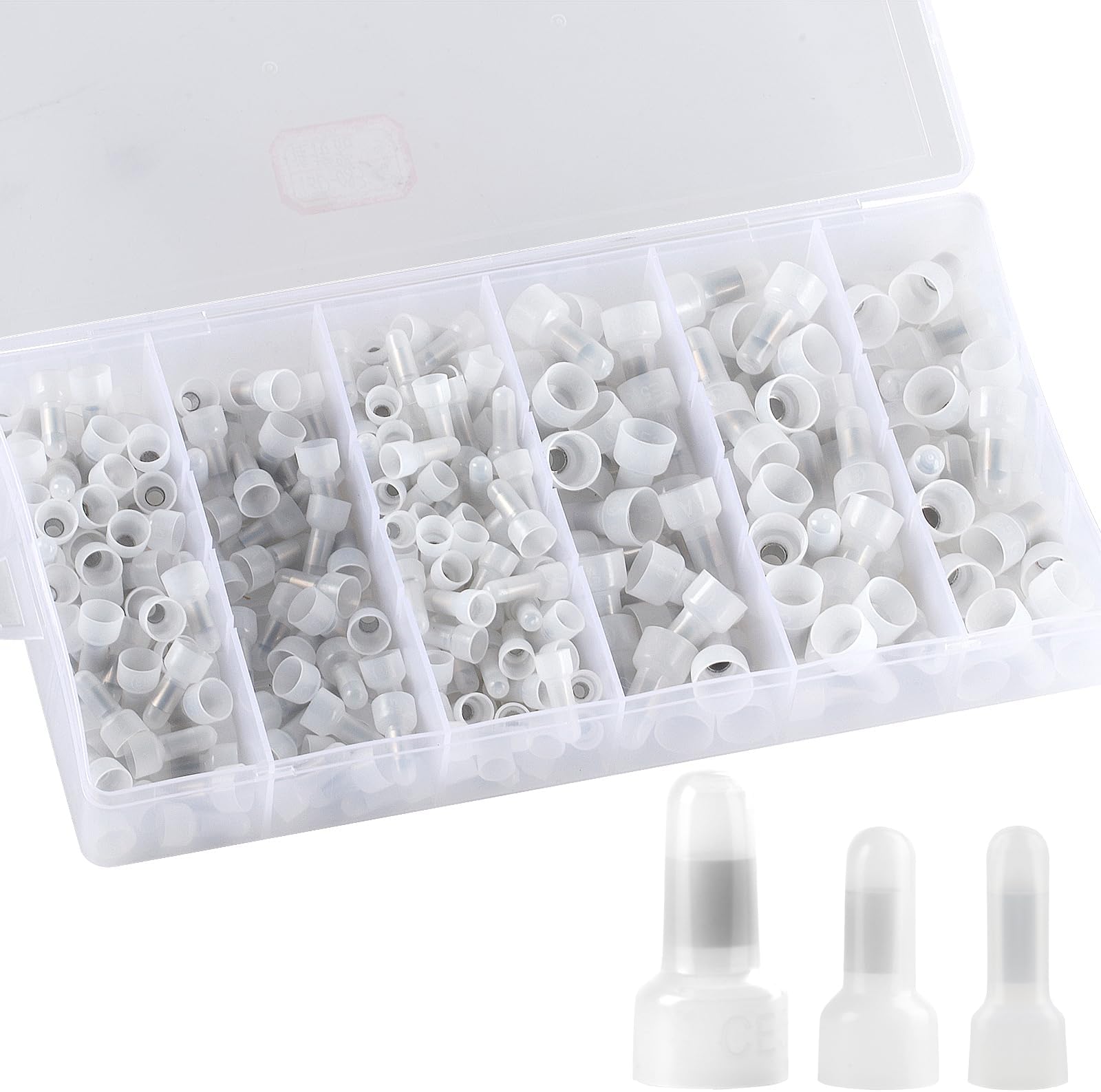 Amazon.com: Rextin 1000pcs CE2 Closed End Wire Crimp Connectors ...