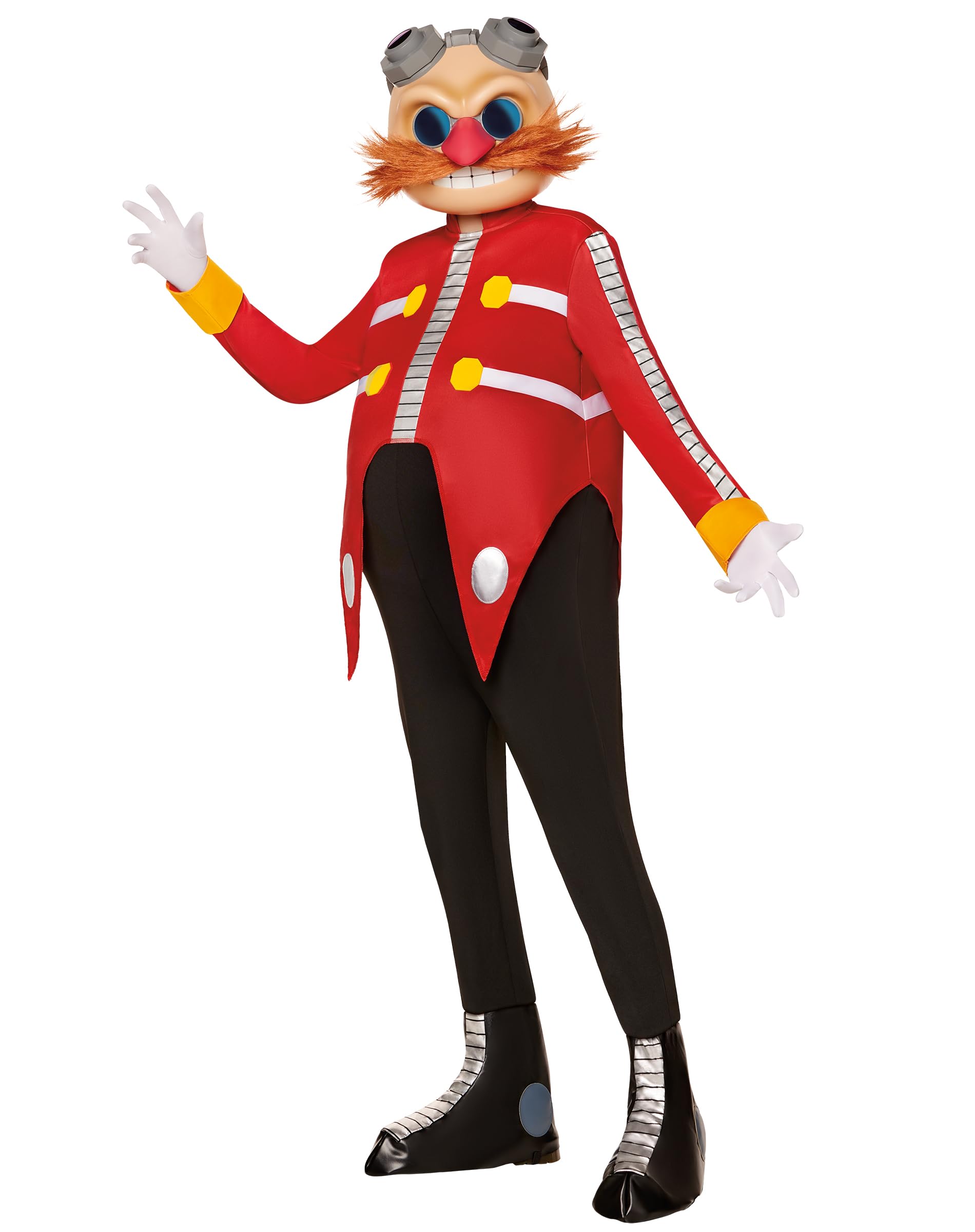 Buy Spirit Halloween Sonic the Hedgehog Adult Dr. Eggman Costume ...