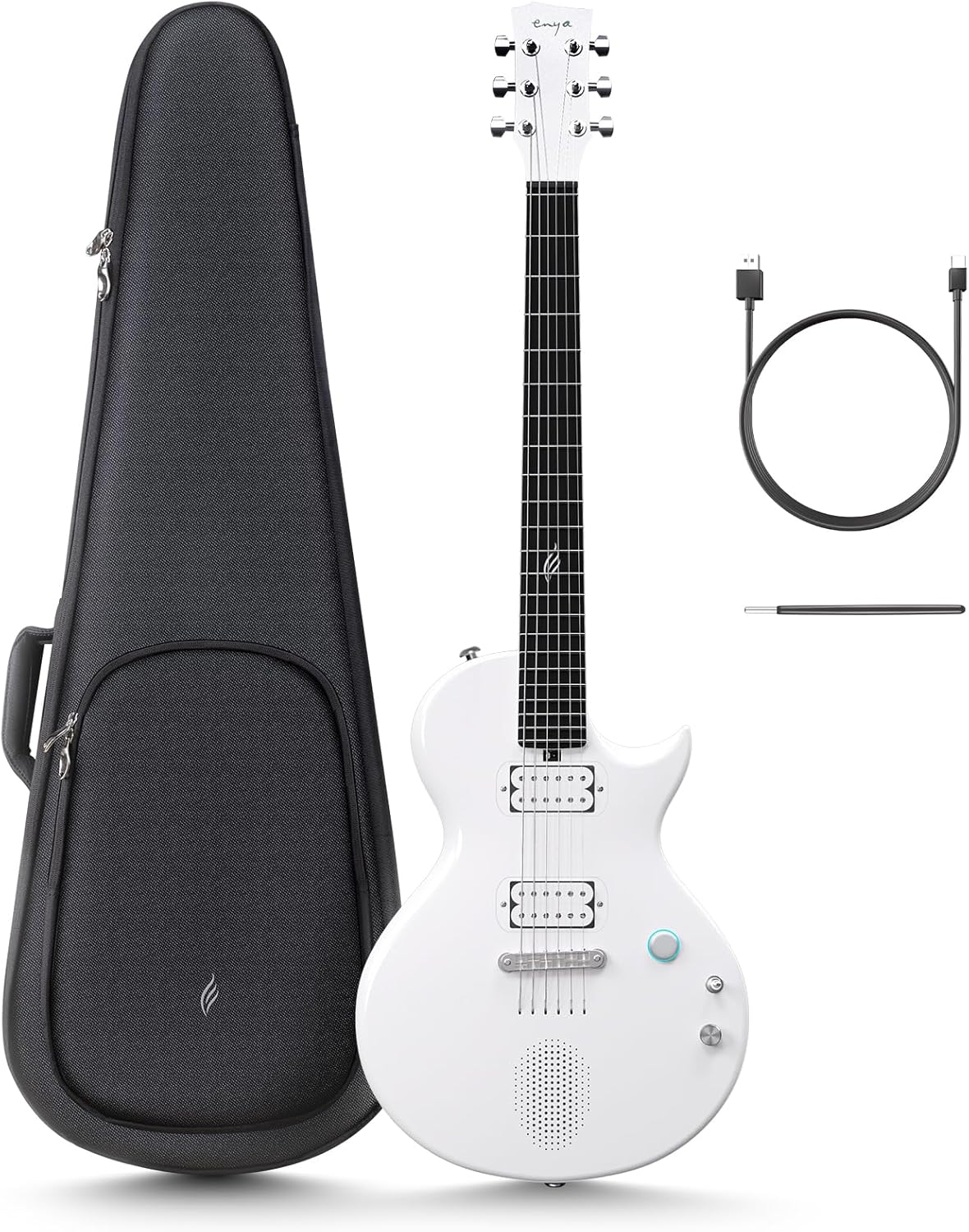 Amazon.co.jp: ENYA Nova GO Sonic Smart Electric Guitar, Beginner Beginner, Carbon Fiber Built-In ...