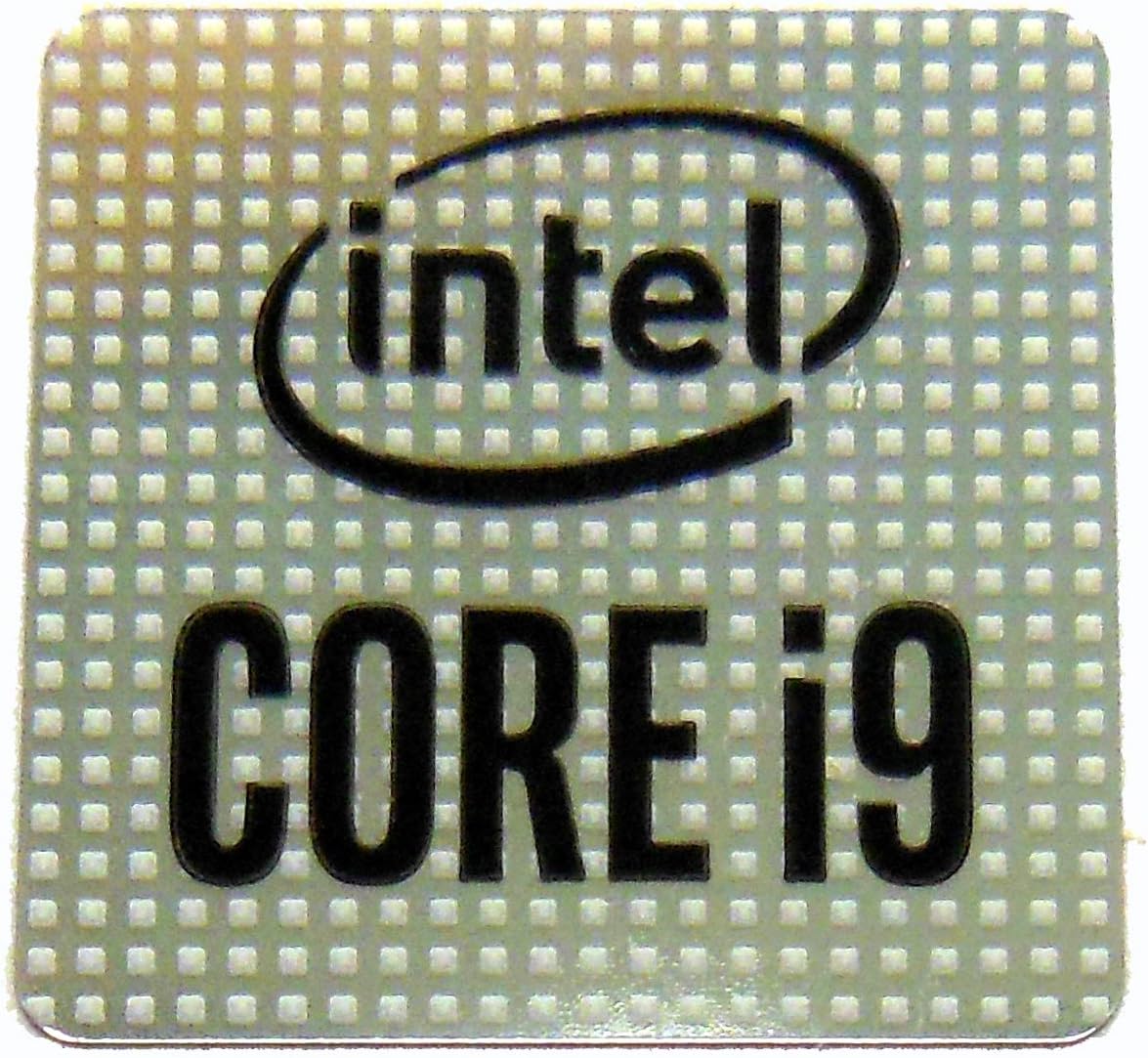 Amazon.com: Intel Core i9 Sticker 18 x 18mm / 11/16" x 11/16" [1064 ...