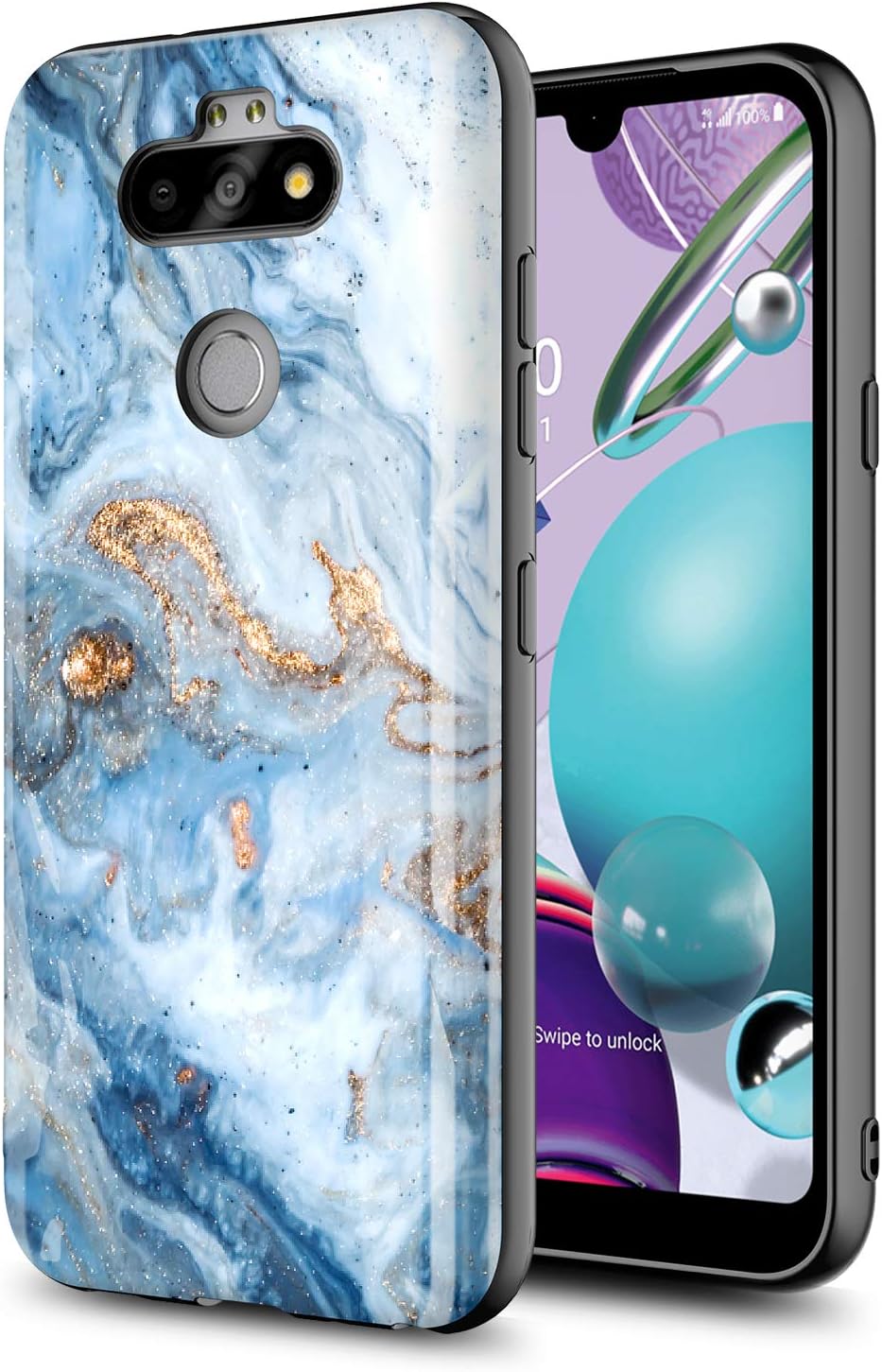 Amazon.com: E-Began Case for LG Phoenix 5, K31 Rebel (L355DL) with ...