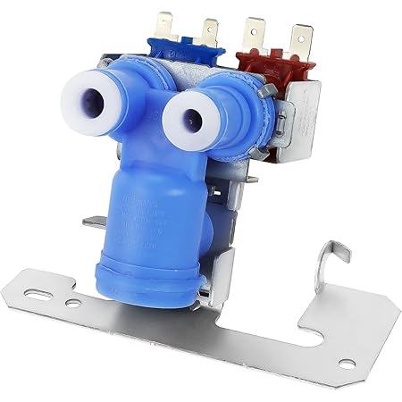 Amazon.com: GE WR57X10051 Ice Maker Double Solenoid Water Valve , White ...