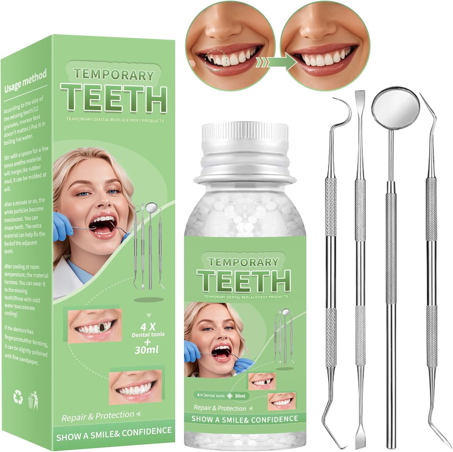 Amazon.com : Tooth Repair Kit, Moldable Tooth Filling Repair Kit ...