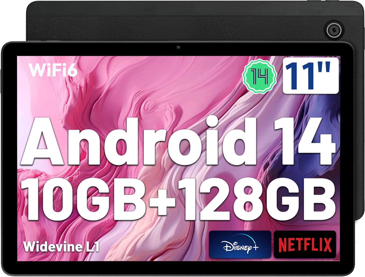 Amazon.com : Android Tablet, 11 inch Android 14 Tablet Octa Core, 10GB ...