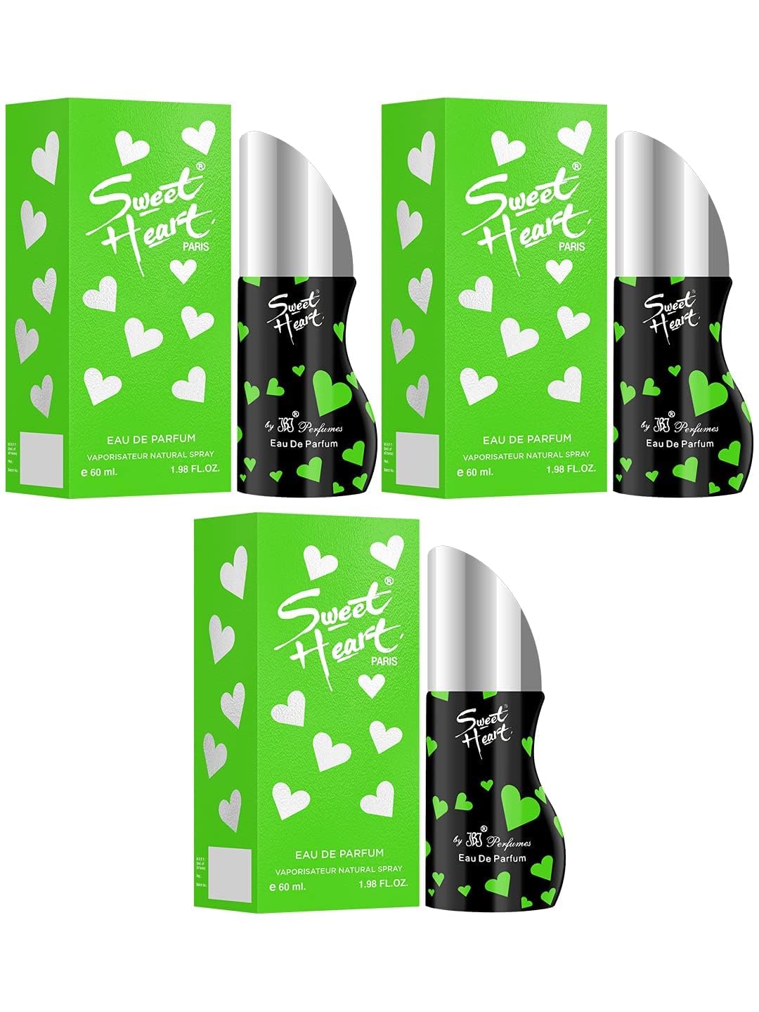 Amazon.com : Sweetheart Green Long Lasting Imported Eau De Perfume ...