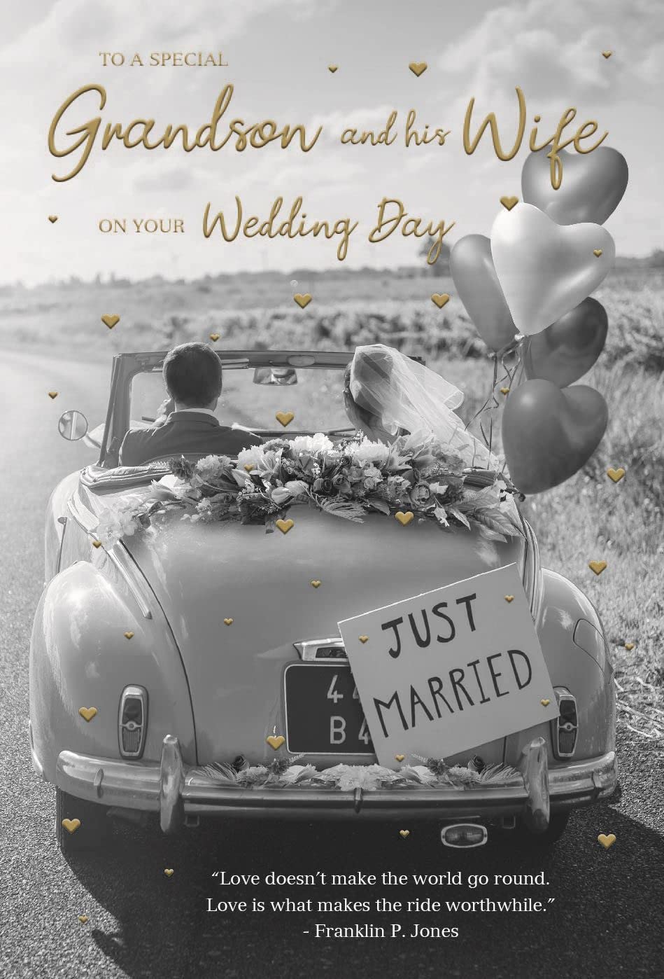 ICG Special Grandson and His Wife Wedding Congratulations Card - Couple ...