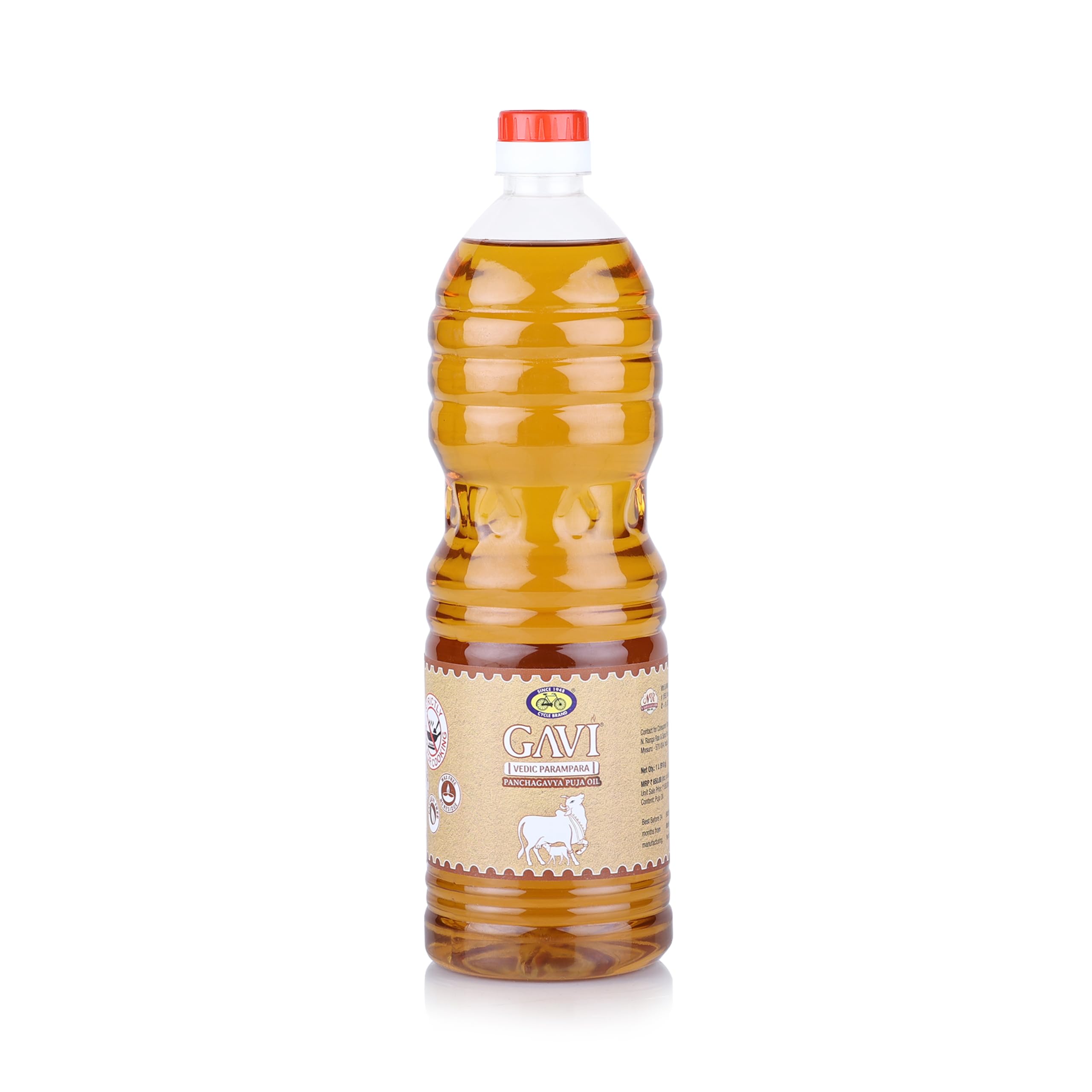 Cycle Pure Gavi Panchagavya Puja Oil | 1 litre Pack | Made with Desi ...