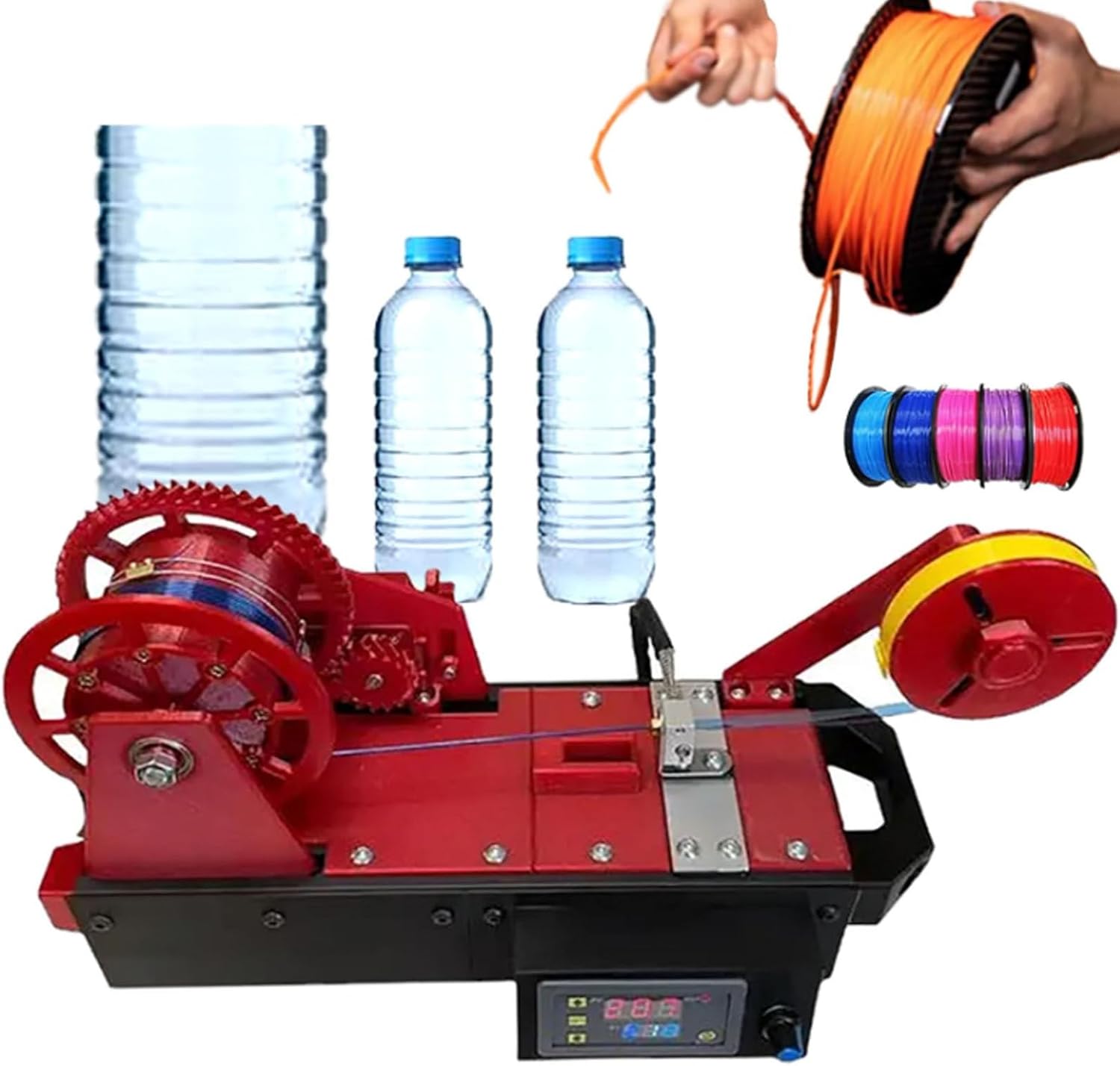 3D Printer Extruders, Desktop Filament Maker Machine, Recycled PET Bottle Recycler, 3D Fiament ...