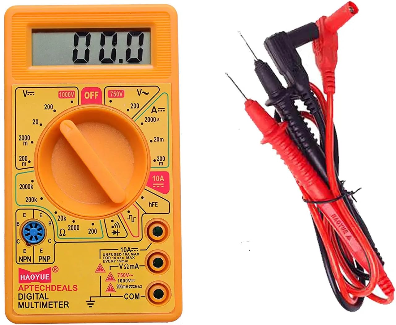 SP Digital Multimeter LCD AC DC Measuring Voltage Current : Amazon.in ...