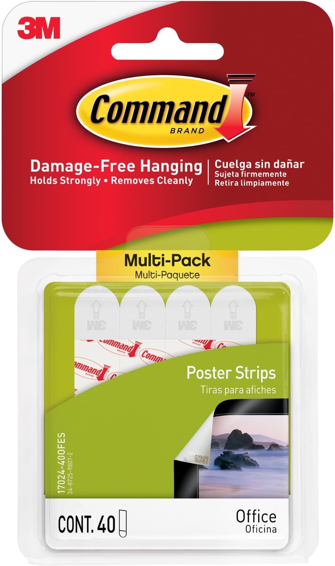 Amazon.com: Command Medium Mounting Refill Strips, 9-Strip , Pack of 4 ...