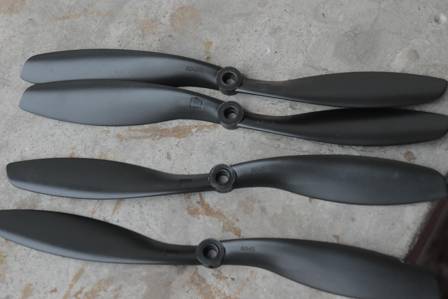 Invento 1 pairs Nylon 9045 L/R 9" x4.5 9 inch Propeller Prop for Multi ...
