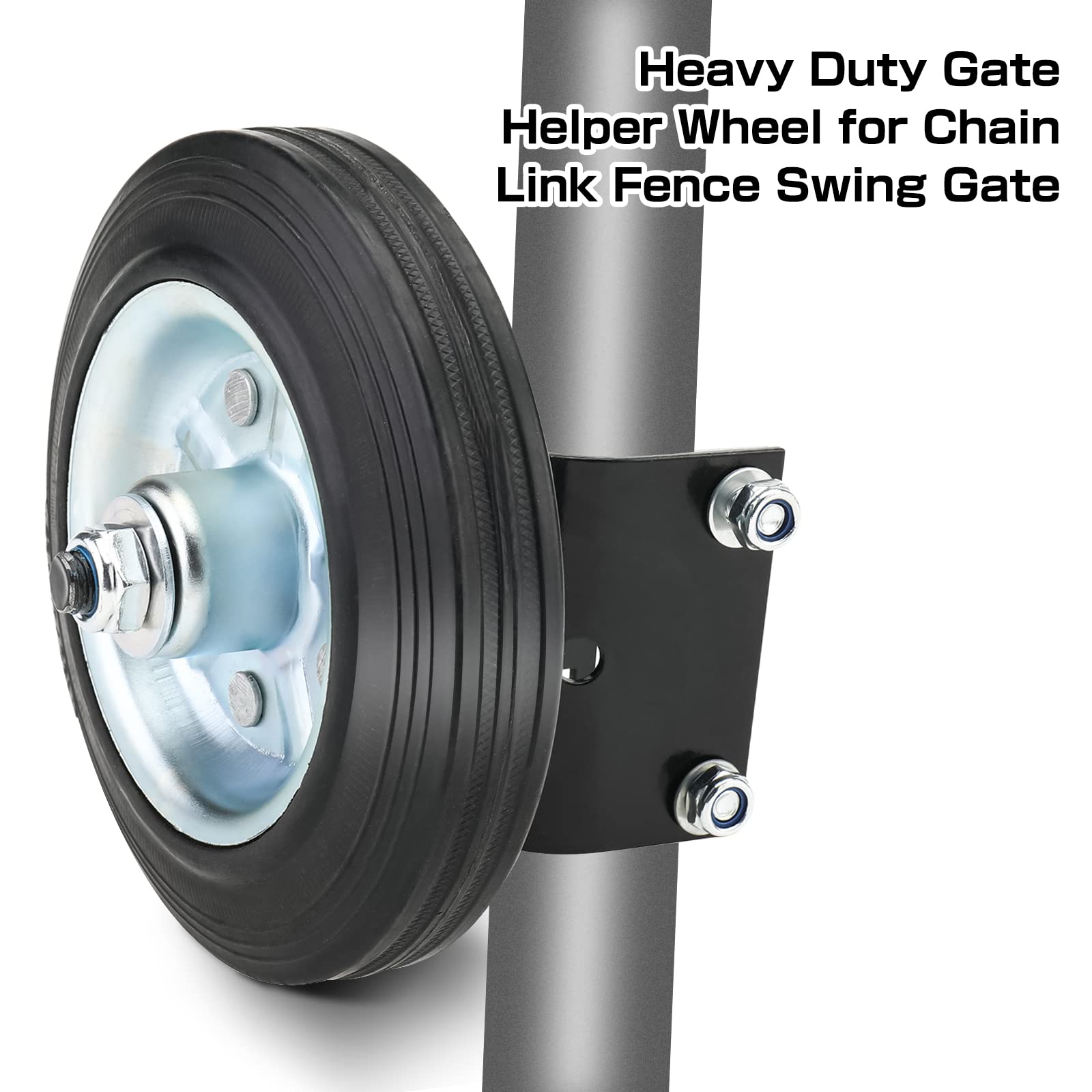 Snapklik.com : 6 Inch Gate Wheel, Fence Gate Wheel For Metal Tube Gate ...