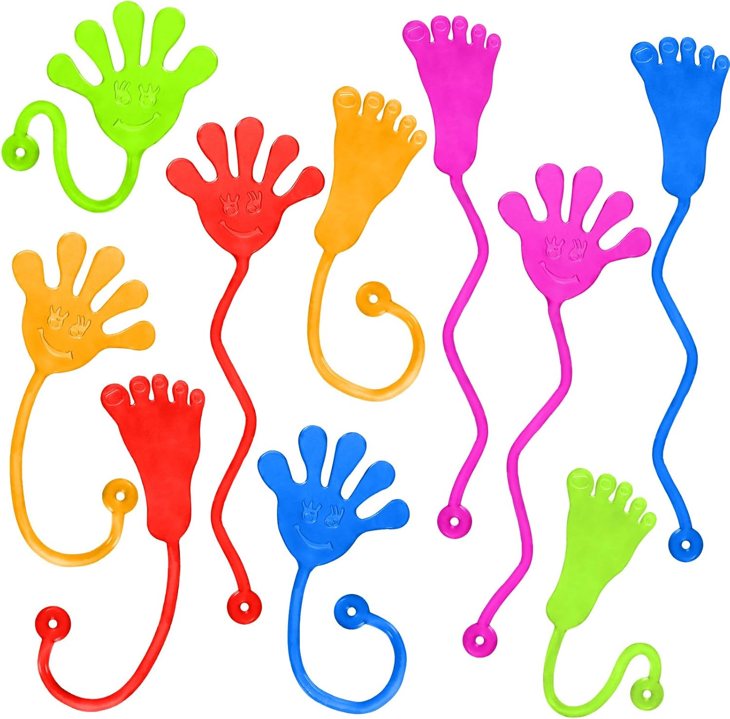 Amazon.com: 120 PCS Sticky Hands Bulk Party Favors for Kids 4-8,8-12 ...