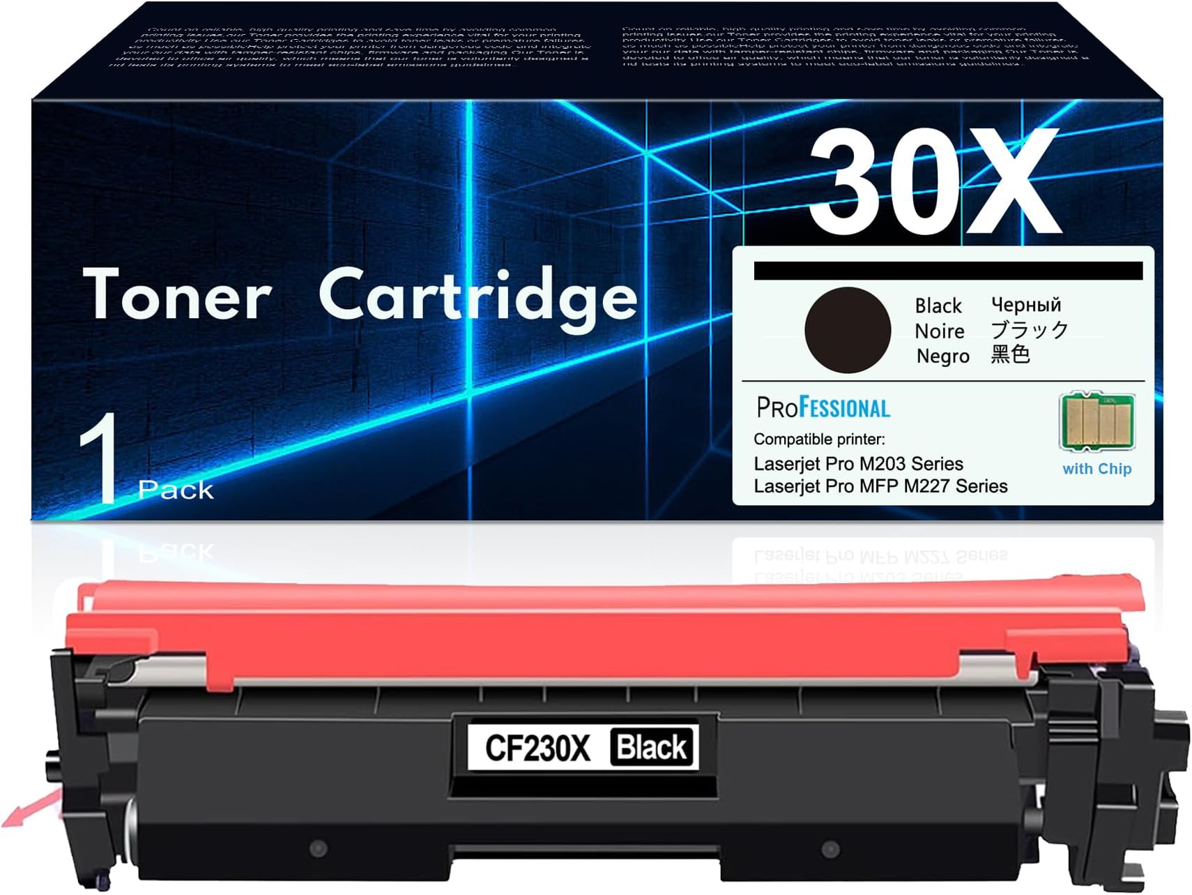 Amazon.com: HP 30X Black High-yield Toner Cartridge, Works with HP ...