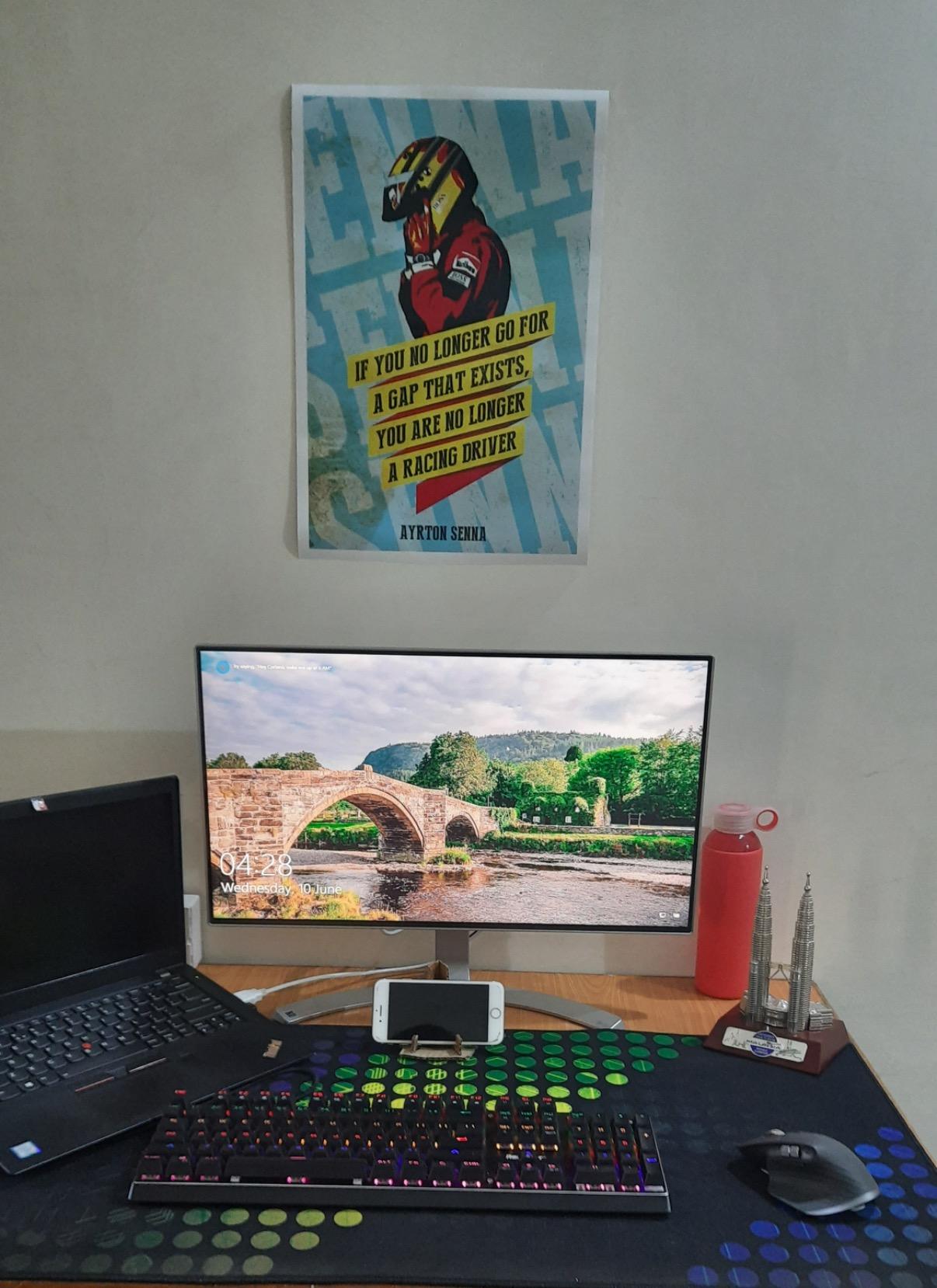 Seven Rays Ayrton Senna Racing Driver Small Poster (12 X 18 Inches ...