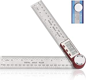 Digital Angle Finder Ruler 7inch/ 200mm Stainless Steel Angle Finder ...