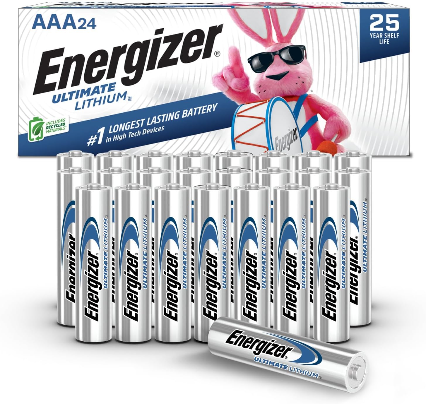Amazon.com: Energizer Ultimate Lithium AAA Batteries (1 Pack), Lithium ...