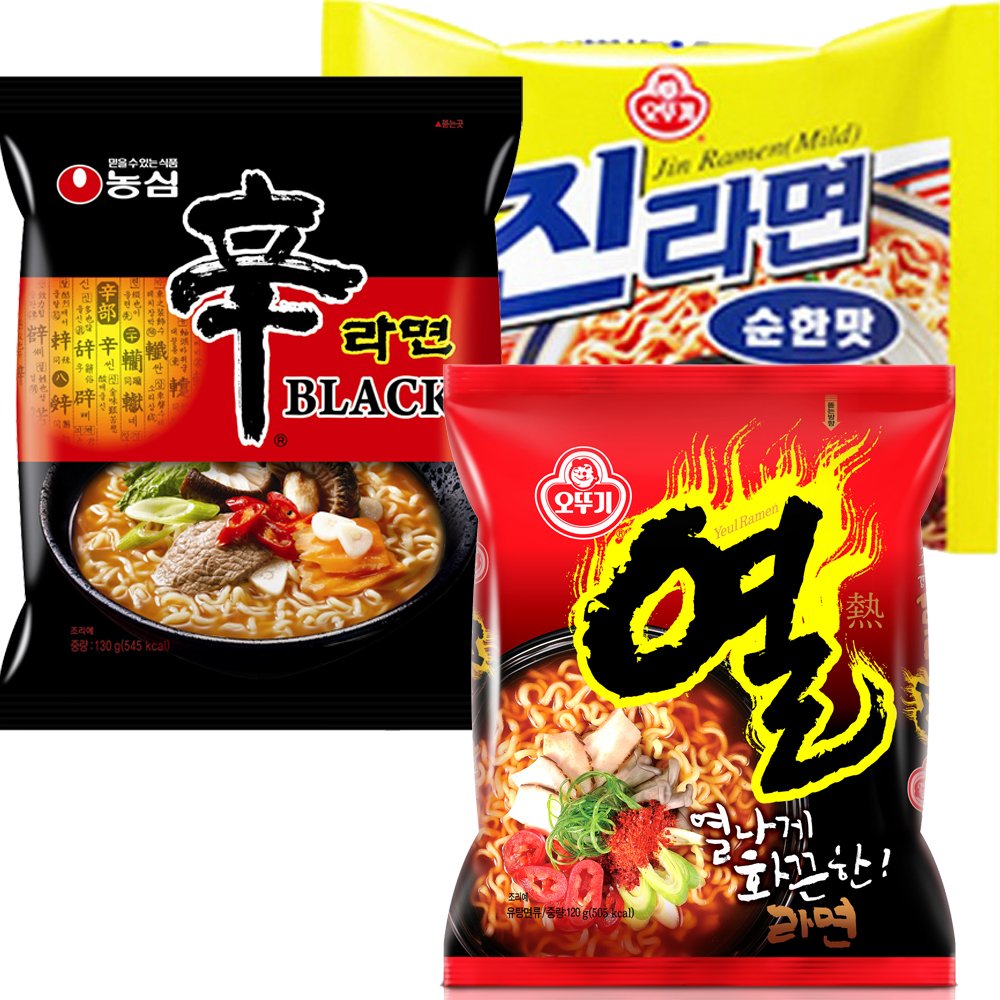 Buy Nongshim and Ottogi Ramyun 6 Pack Special Combo 40 (2pc of Shin ...