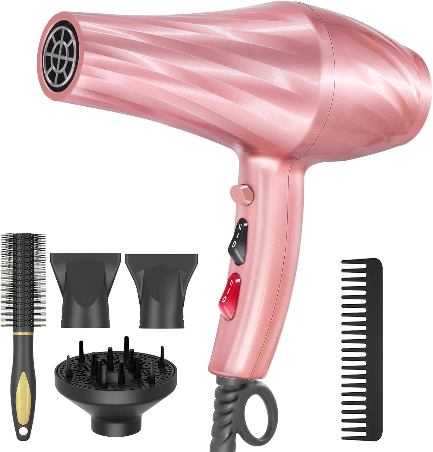 Hair Dryer, Jooayou Professional 3000W Ionic Hairdryers for Women, Fast ...