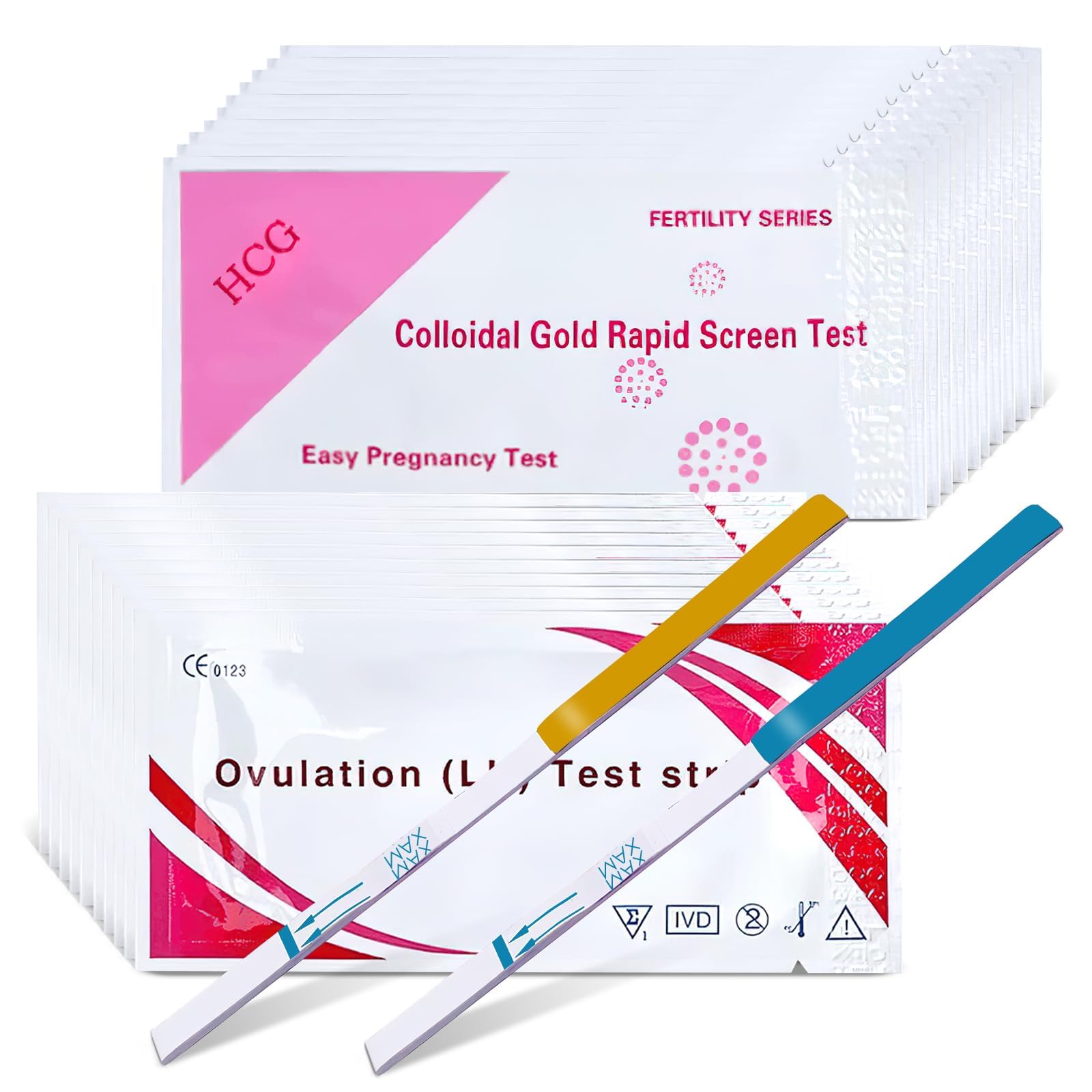 Ovulation Test Strips, 50 Pcs Fertility Tests, Ovulation Predictor Kit ...