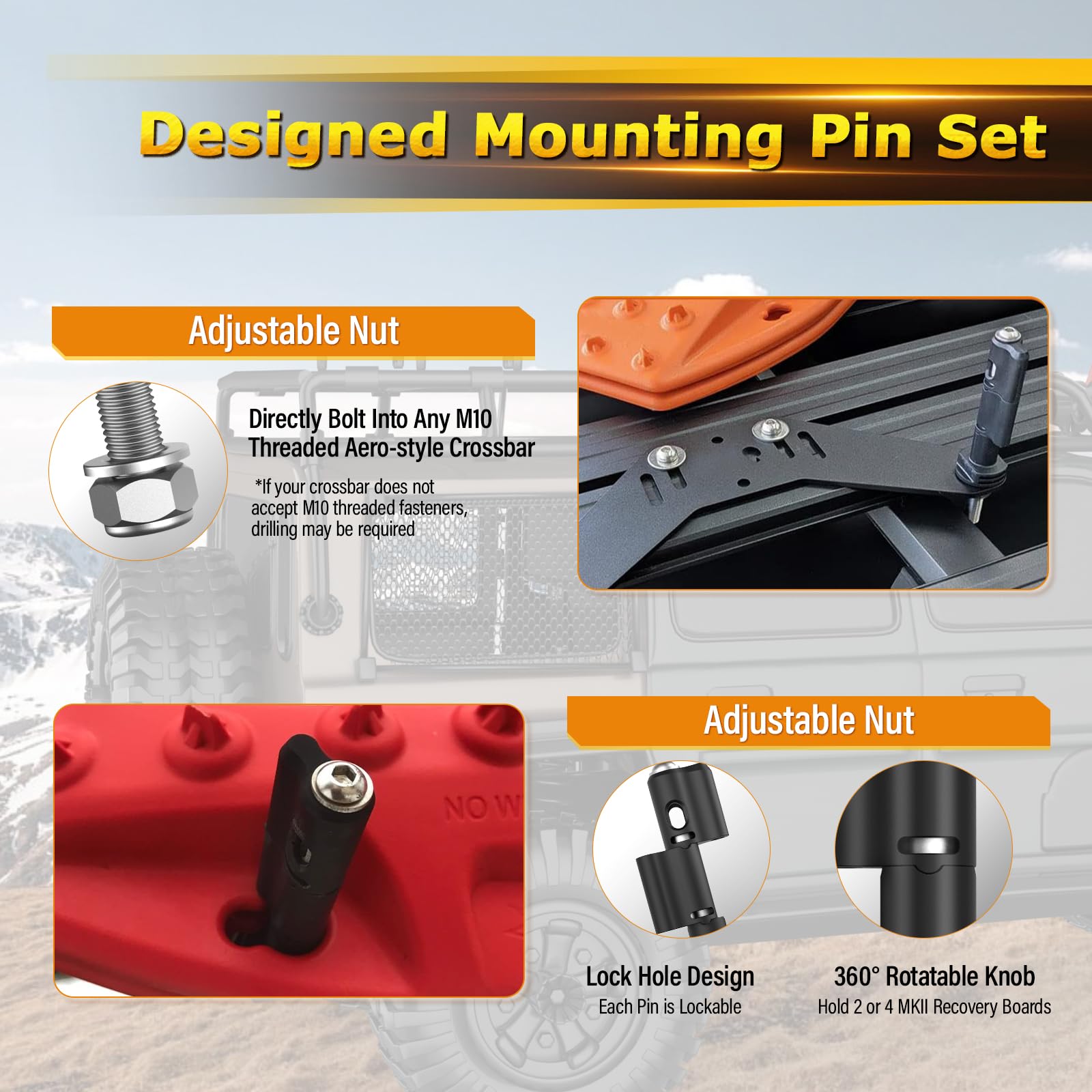 Snapklik.com : Mounting Pins For Recovery Boards, Lockable Design ...