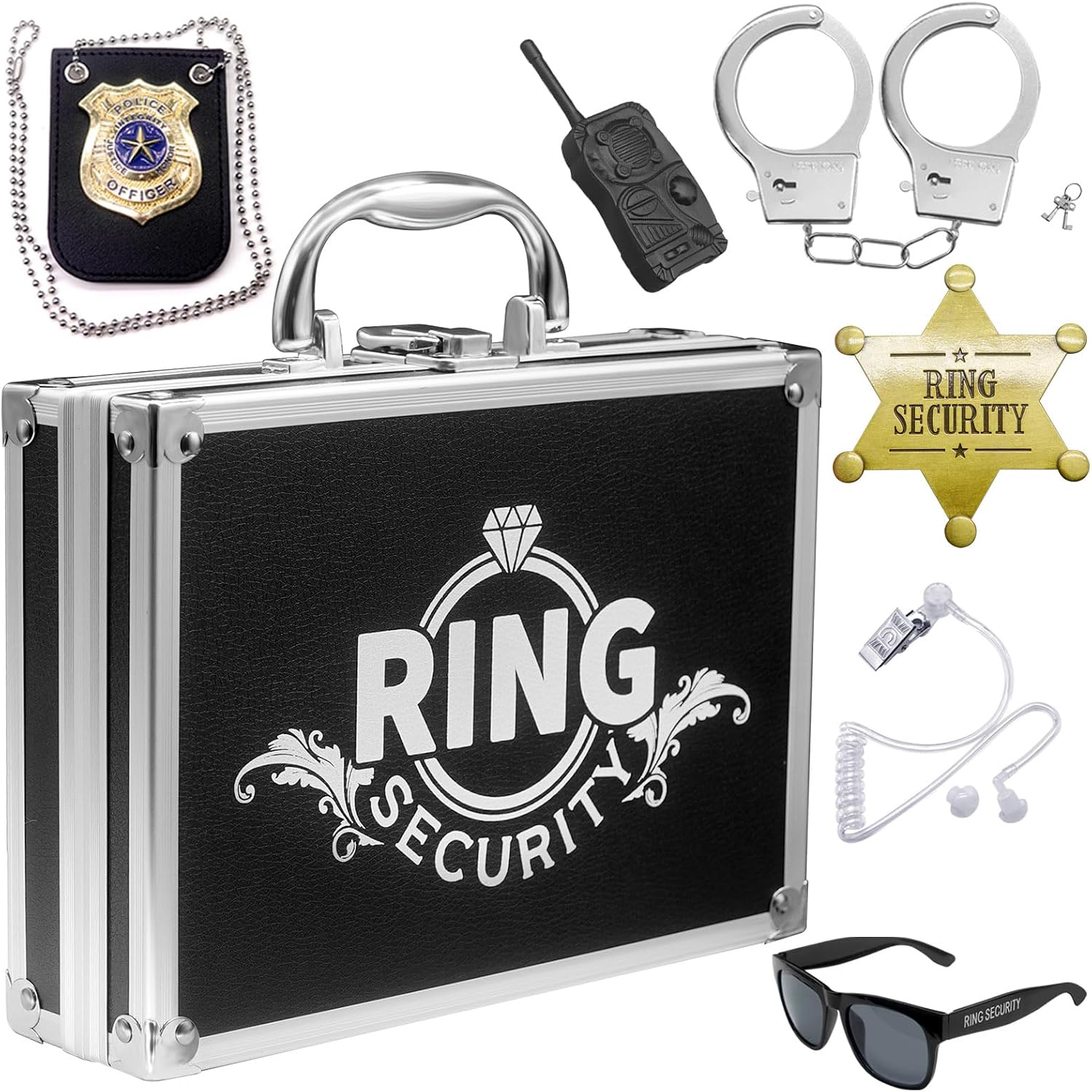 Amazon.com: ForFine Ring Security Wedding Ring Bearer Gifts Box Case ...