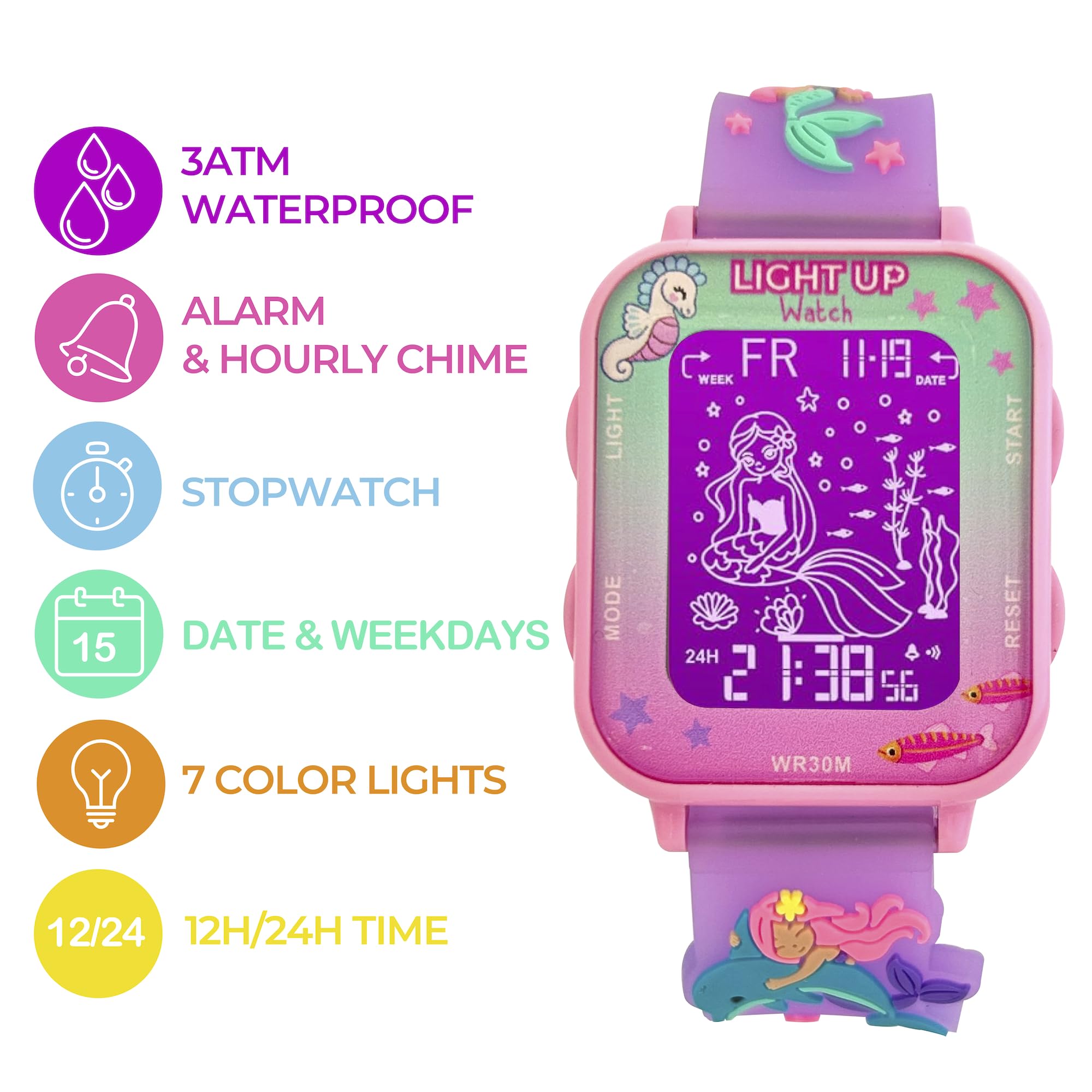 Snapklik.com : Preschool Collection Kids Digital Light Up Watch ...