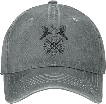 Scandinavian Pirate Odin's Raven Celtic Style Vintage Washed Denim ...