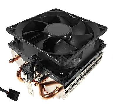 Amazon.com: CPU Cooler Heat Pipes Aluminum Heatsink Copper Core Base 4 ...