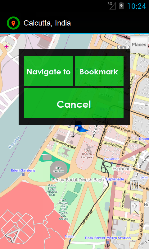 カルカッタ、インド ベクトルオフライン地図: Easy Navigation-Amazonアプリストアのアプリ
