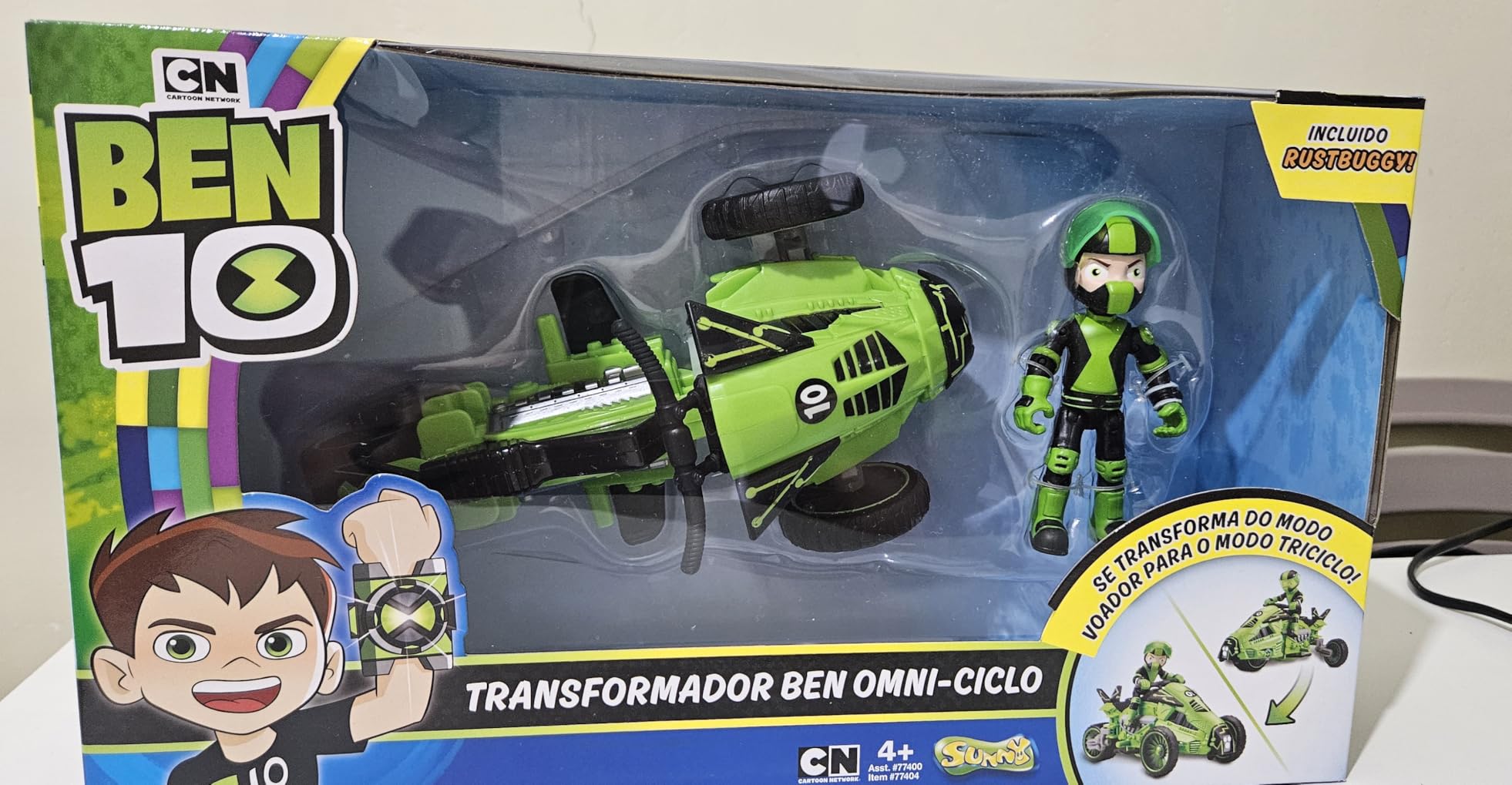 Veiculo e Figura Ben 10 Omni-cycle Transforming Sunny 1798 : Amazon.com ...